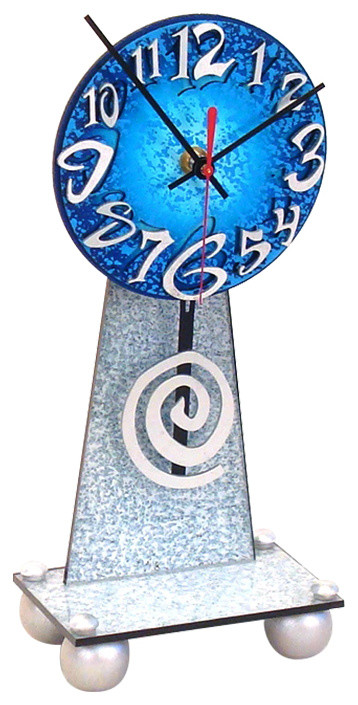 Zippo 2 Table Clock - Contemporary - Desk And Mantel Clocks - by david ...