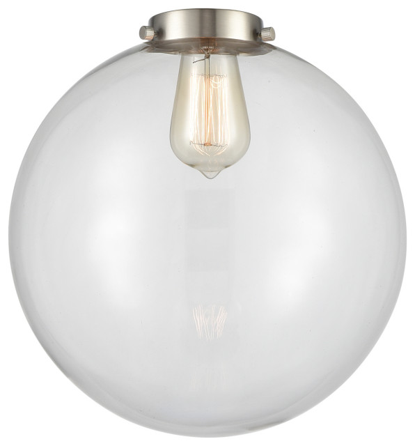 Beacon 12" Glass, Clear - Contemporary - Lighting Globes And Shades ...