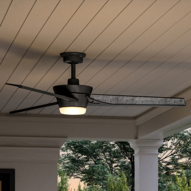 Luxury Modern Ceiling Fan, Charcoal - Transitional - Ceiling Fans - by ...