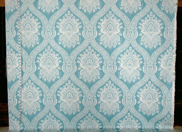 Colonial Floral Fabric Modern Toile Material, Standard Cut ...