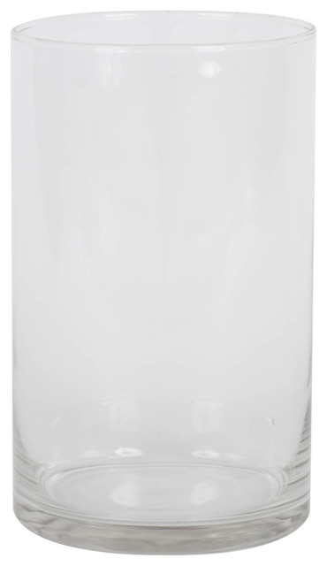 Vickerman LG181600 10" Clear Cylinder Glass Container - Contemporary ...