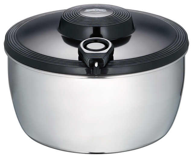 Kuchenprofi Stainless Steel 9.5 Inch Salad Spinner - Contemporary ...