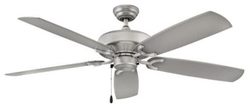 Oasis 60" Indoor Ceiling Fan in Brushed Nickel, 60.000 - Transitional ...