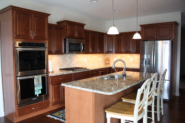 Kraftmaid Maple Cabinets In Chestnut | Cabinets Matttroy