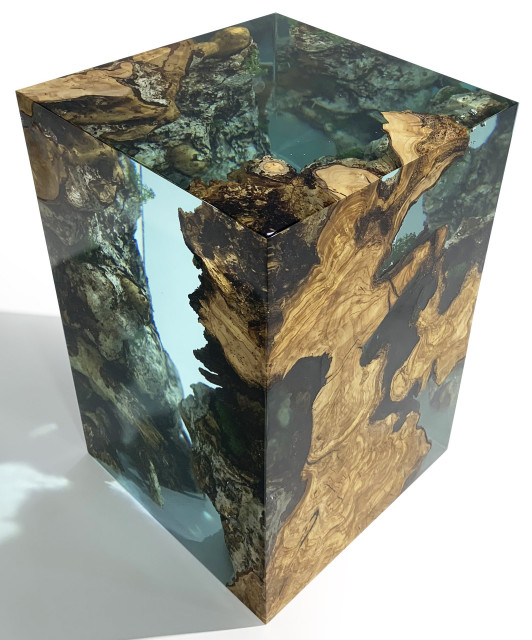 Ocean Cube End Table - Contemporary - Side Tables And End Tables - by ...