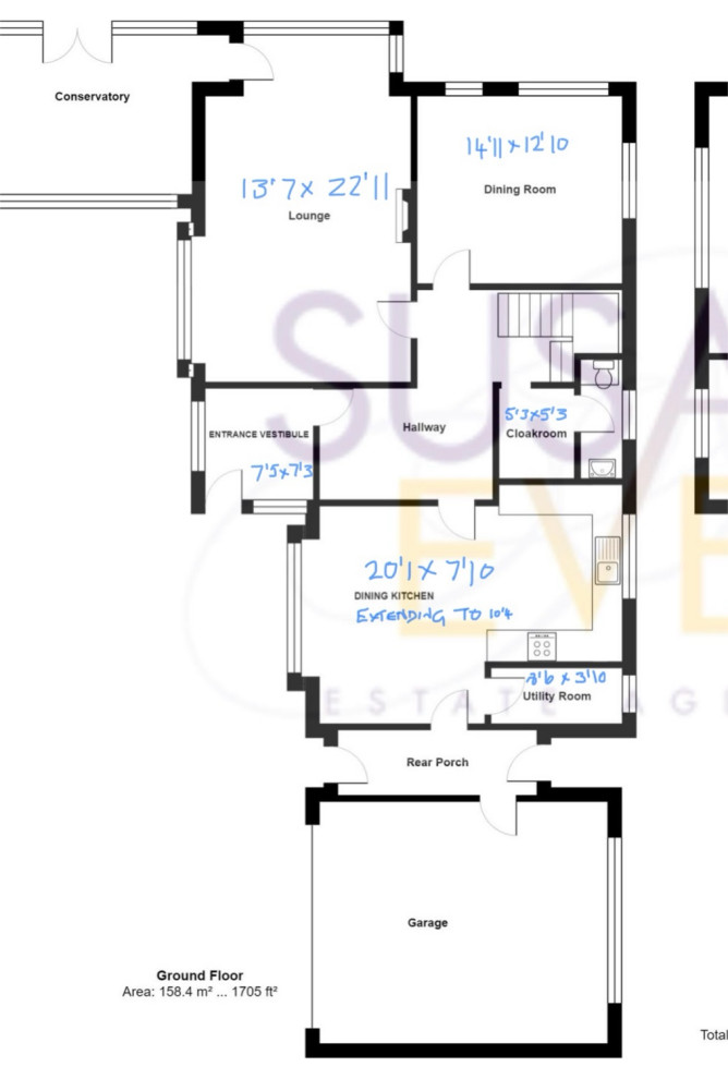 Please help with downstairs layout | Houzz UK