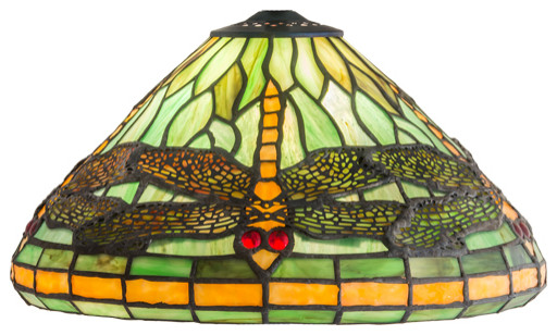 12 Wide Dragon Fly Shade - Victorian - Lamp Shades - by Meyda Lighting ...