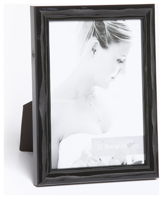 Shimmering Blue Narrow Width Table Top Frame, 5" x 5" - Transitional ...