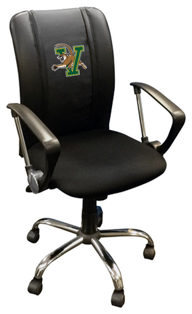 Vermont Catamounts Task Chair With Arms Black Mesh Ergonomic ...