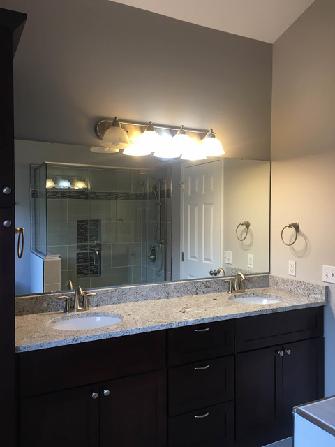 Master Bathroom Renovation - Mustee Shower Base - Traditional ...