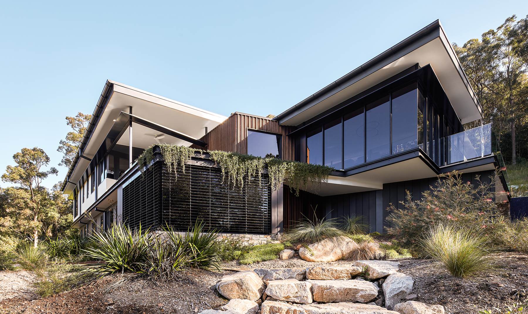 New Nature-Inspired Home Built on a Hill in Brisbane | Houzz AU