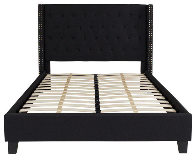 Riverdale Full Size Tufted Platform Bed - Contemporary - Platform Beds ...