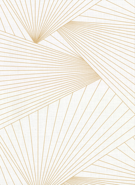 Berkeley Off-White Geometric Faux Linen Wallpaper - Contemporary ...