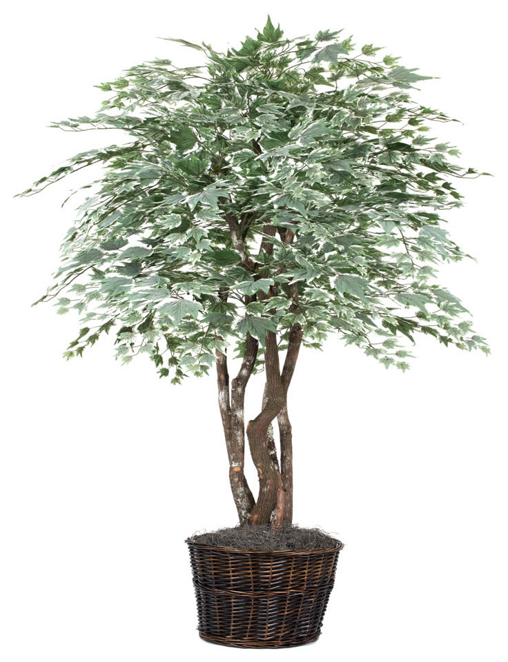 Vickerman TEX1660 6' Artificial Silver Maple Executive Rattan Basket, 6 ...