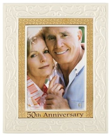 50th Anniversary Frame, 5X7 - Traditional - Picture Frames - by Lenox ...