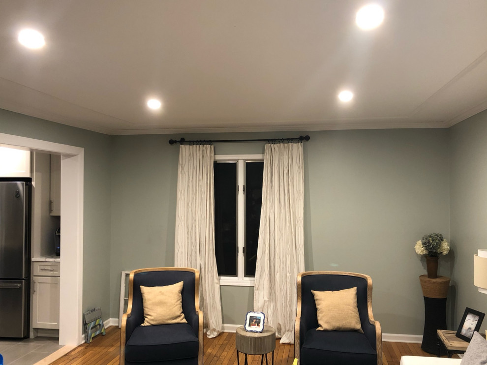 Decorating with off center window
