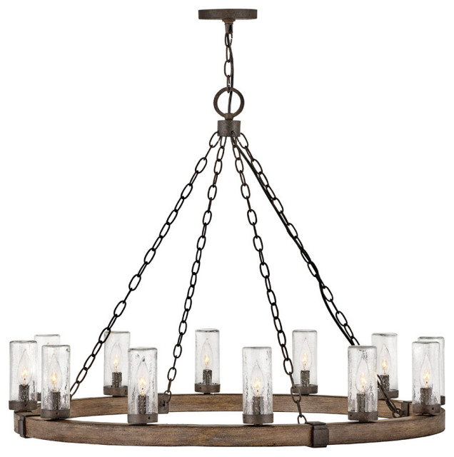Hinkley Sawyer Large Single Tier, Sequoia, 12 Light - Transitional ...