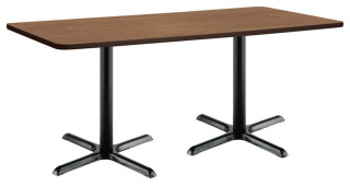 KFI Mode 36" x 72" Conference Table - Cherry - X-Base - 36" Counter ...
