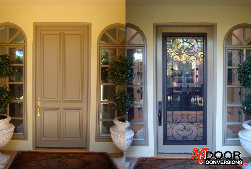 Before & After - Wrought Iron Insert