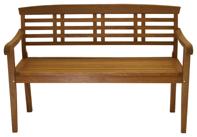 Parkway Eucalyptus Bench - Transitional - Outdoor Benches - by Outdoor ...