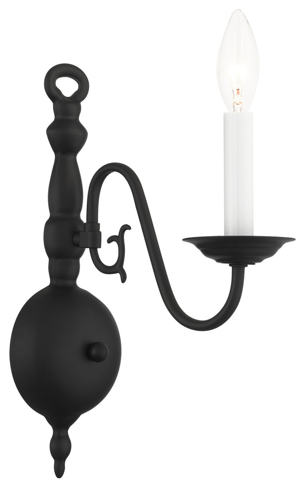 Black Traditional Sconce - Traditional - Wall Sconces - by Designer ...