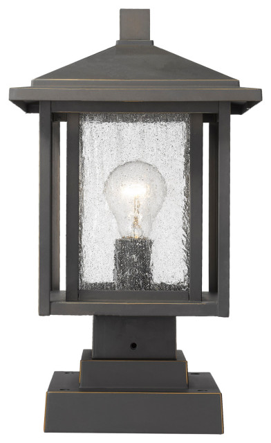 Bellevue ZPL27642 Cleombrotus 9" Tall Pier Mount Post Light ...