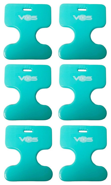 VOS Oasis Water Saddle Float in Sonic Seafoam - 6 Pack - Modern - Pool ...