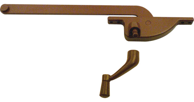 Casement Window Operator, Right Hand, Teardrop Body, Bronze, 9" Arm ...