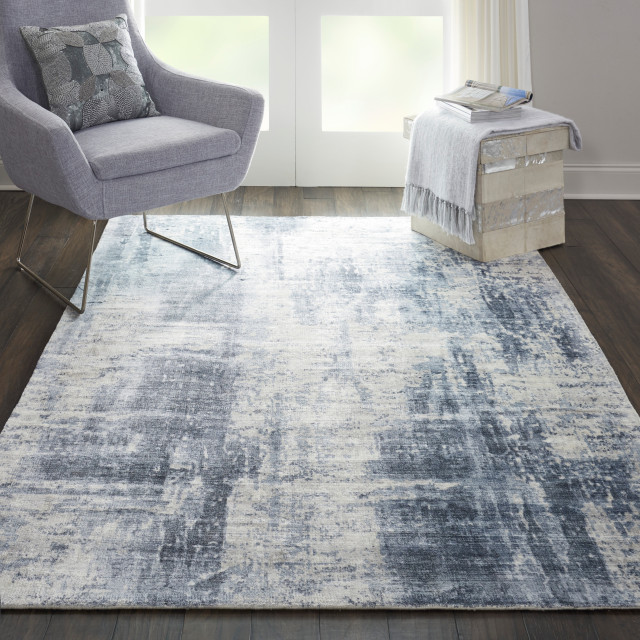 Kathy Ireland Home Safari Dreams KI372 Area Rug, Blue, 5'3" x 7'5 ...