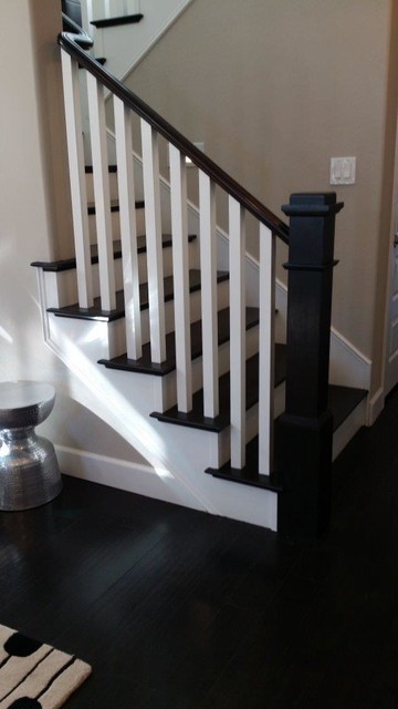 Two-Tone Stairs - Modern - Staircase - Phoenix - by Arizona Stairs, Inc ...
