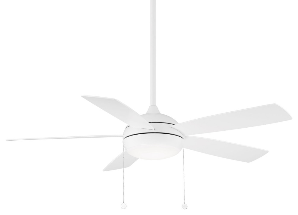 Disc II 5-Blade Ceiling Fan 52" Pull Chain Memory, Dimmable LED ...