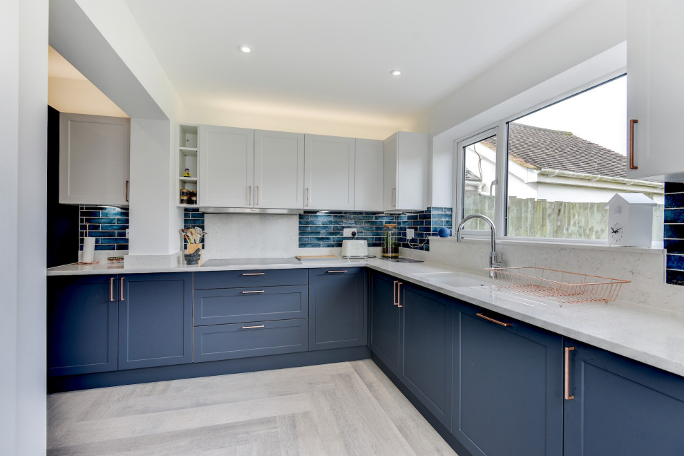 Classic British Shaker Kitchen in Worthing, West Sussex - Contemporary ...