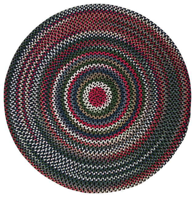 Colonial Mills Chestnut Knoll CK47 Black Satin Traditional Area Rug, 4 ...