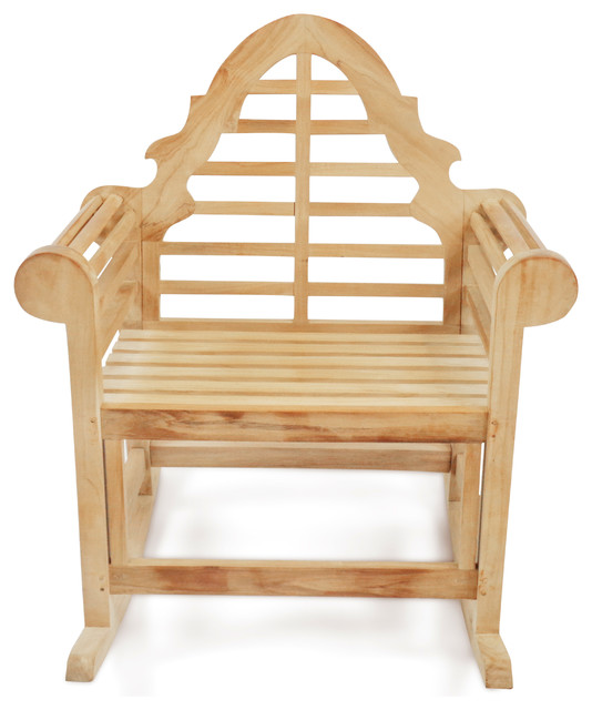Lutyens Rocking Chair, Grade A Teak - Craftsman - Rocking Chairs - by ...