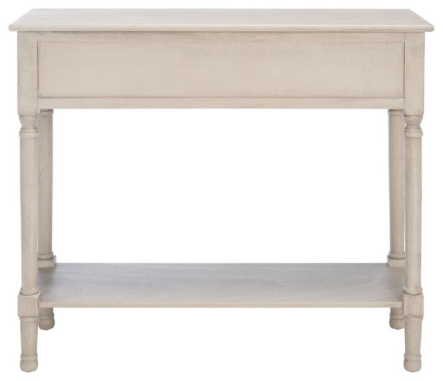 Sutton 2 Drawer Console Greige - French Country - Console Tables - by AED Luxury Home Decor | Houzz