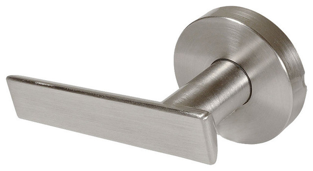Designers Impressions Laurel Design Satin Nickel Dummy Door Lever ...
