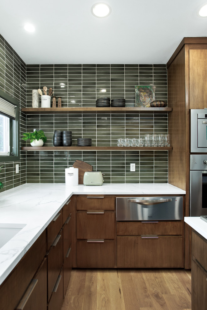Dallas | Standwood Dr | Kitchen (Revive) - Midcentury - Kitchen ...