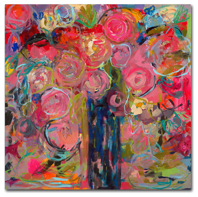 Carrie Schmitt 'Release' Canvas Art, 18"x 18" - Contemporary - Prints ...