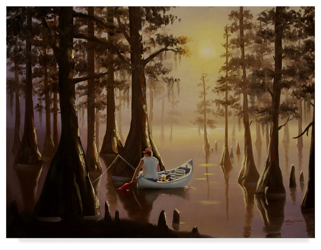 "Serenity" by D. Rusty Rust, Canvas Art, 19"x14" - Rustic - Prints And ...