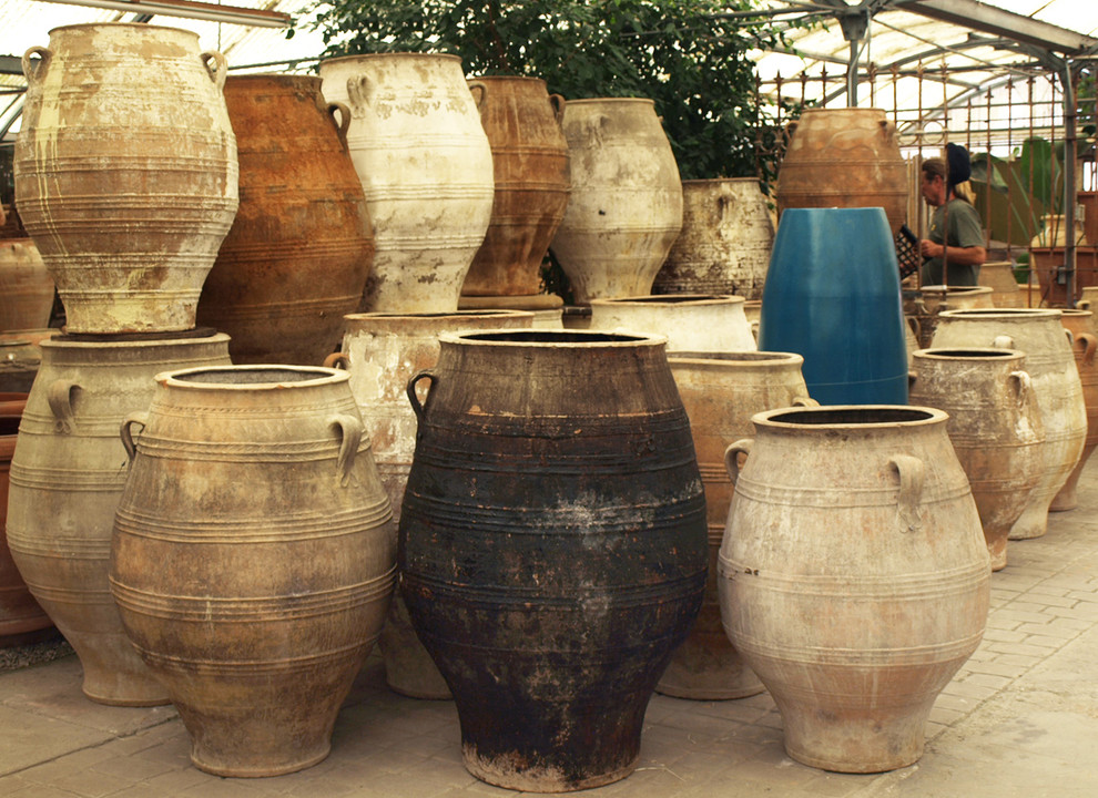 Antique European Pottery - Traditional - Porch - Santa Barbara - by Eye ...