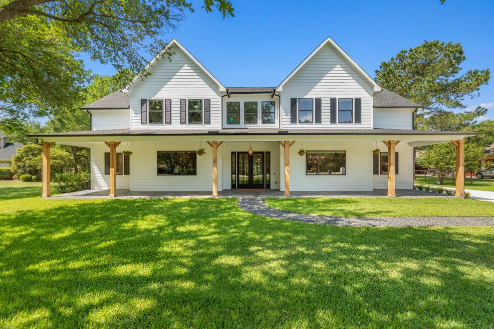 Modern Farmhouse New Construction - Farmhouse - Exterior - Houston - by ...