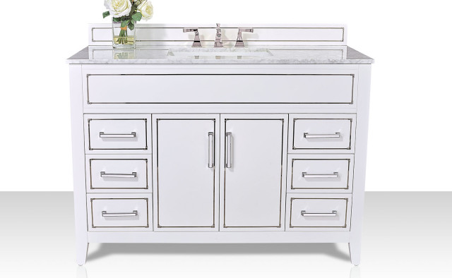 Aspen Bathroom Vanity Set - Transitional - Bathroom Vanities And Sink ...