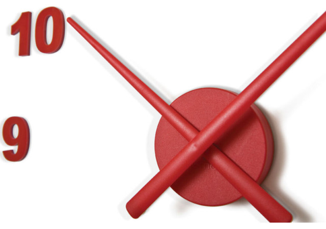 Nomon OJ Numbers Mini Clock - Contemporary - Wall Clocks - by Sportique ...