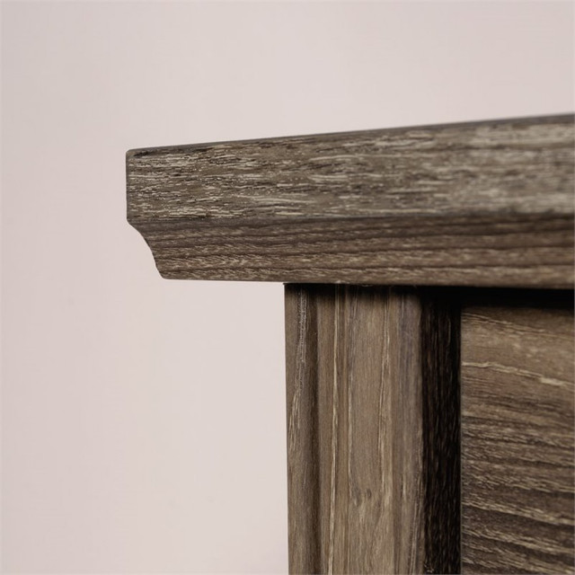 Home Square 2-Piece Set with Executive Desk & Storage Cabinet in Emery Oak - Farmhouse - Desks ...