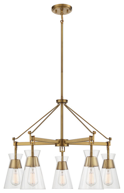 Savoy House Lakewood Five Light Chandelier - Transitional - Chandeliers ...