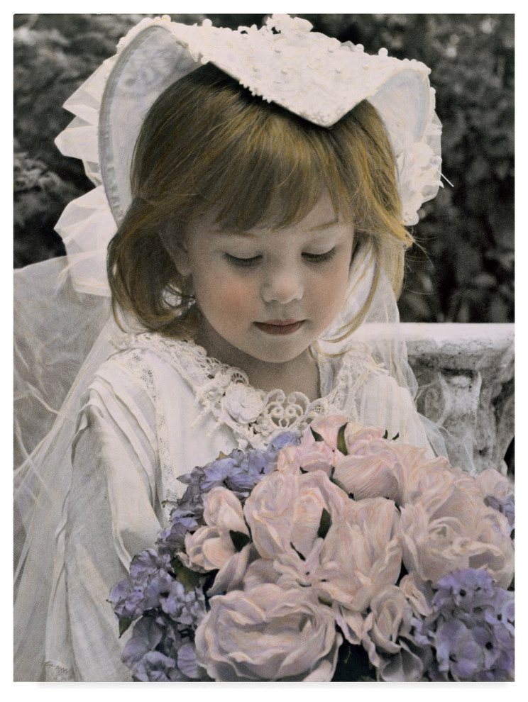 Sharon Forbes 'My Bouquet' Canvas Art, 19"x14" - Contemporary - Prints ...