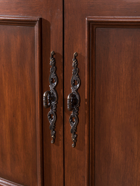 48" Single Bathroom Vanity, Teak Color With ivory white engineered ...