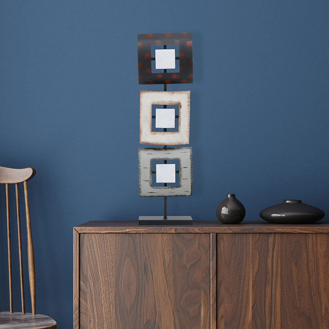 Floating Squares Sculpture - Industrial - Decorative Objects And ...