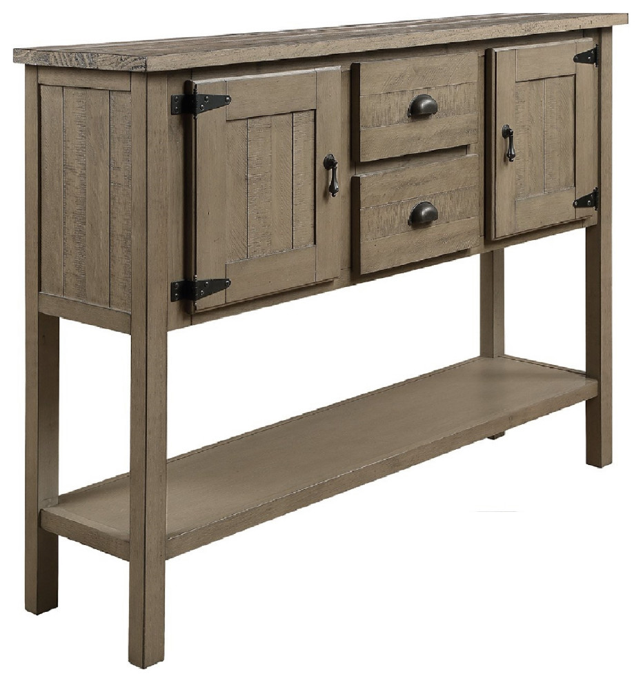 TATEUS 48'' Retro Style Dining Buffet Server Cabinet for Living Room ...