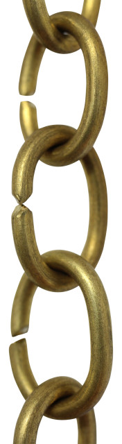 RCH Hardware Brass Small Loop Chandelier Chain, Various Finishes, U23 ...